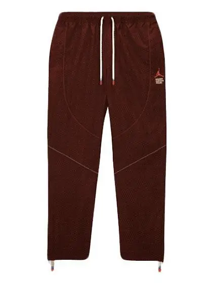JORDAN X Maison Chateau Rouge Woven Pants - Brown