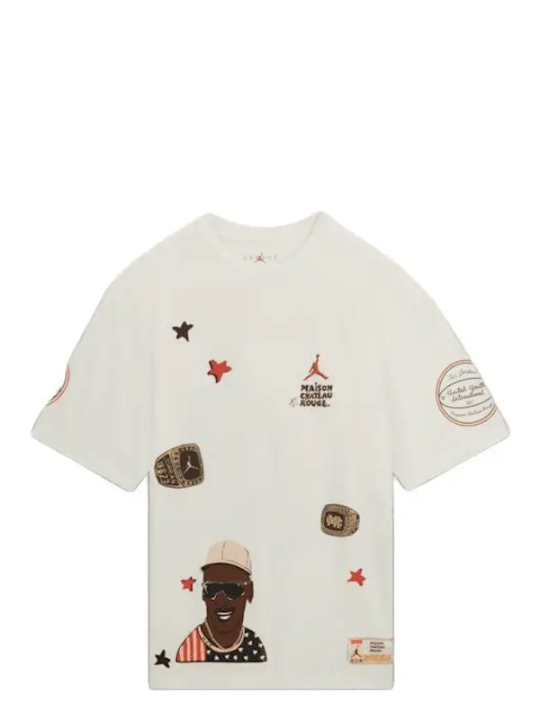 JORDAN X Maison Chateau Rouge T-shirt - White