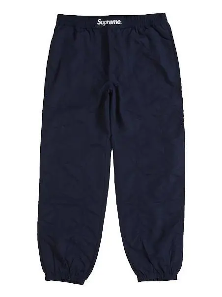 Supreme Paneled Warm Up Pant - Navy Blue