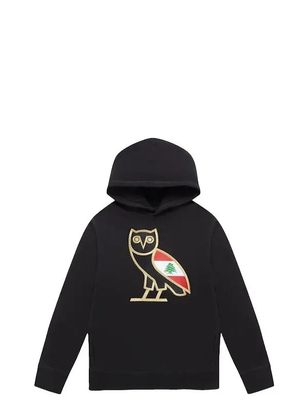 OVO Cedar Of Lebanon Og Owl Hoodie - Black
