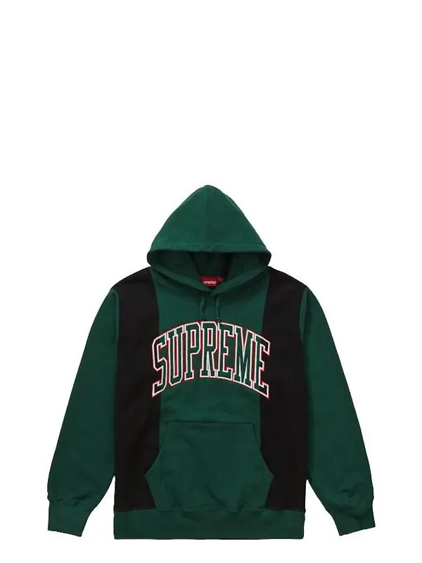 Supreme Paneled Arc Hooded Sweatshirt - Dark Green