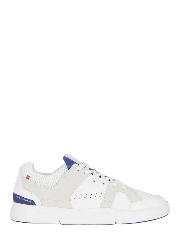 On The Roger Clubhouse Sneakers - White/indigo Blue/grey