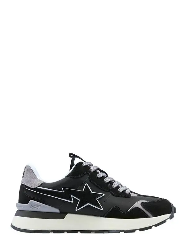 BAPE A Bathing Ape Roadsta Express Sneakers - Black/grey/white