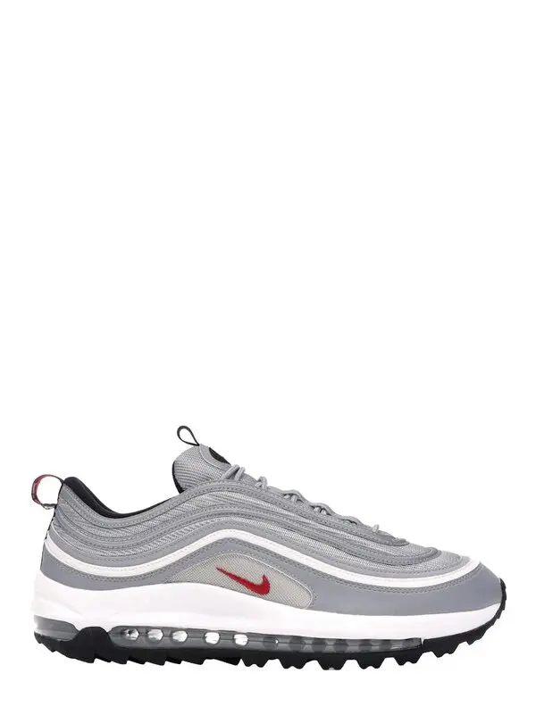 Nike Max 97 Golf Sneakers - Metallic Silver/varsity Red/white