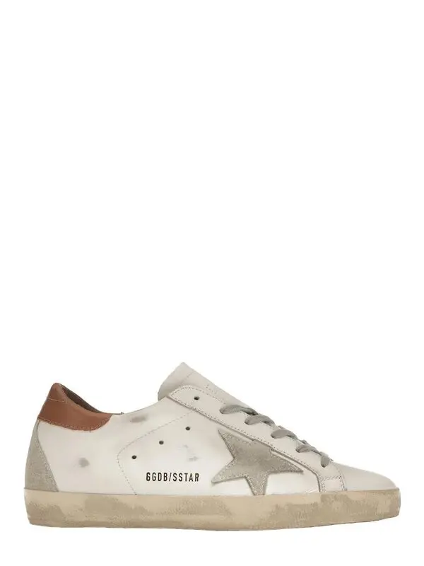 GOLDEN GOOSE Super-star Sneakers - White/tan