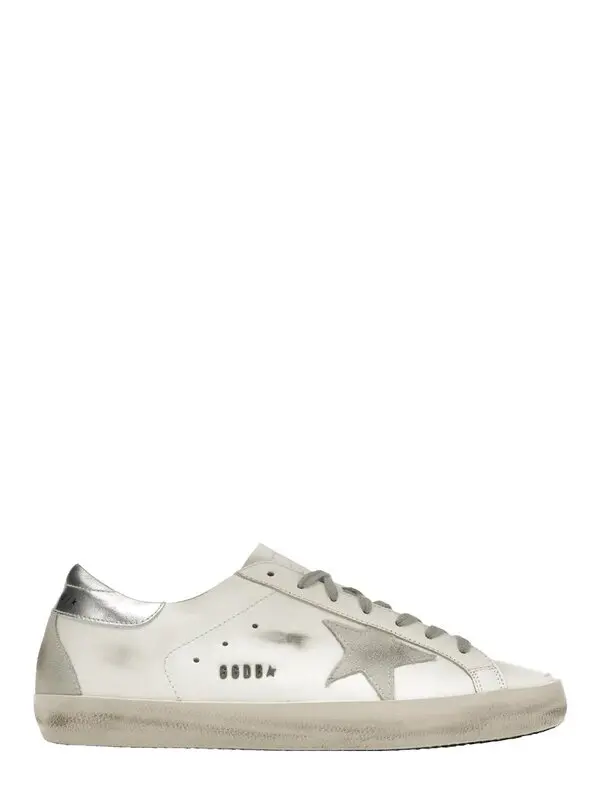 GOLDEN GOOSE Super-star Sneakers - White/ice/silver