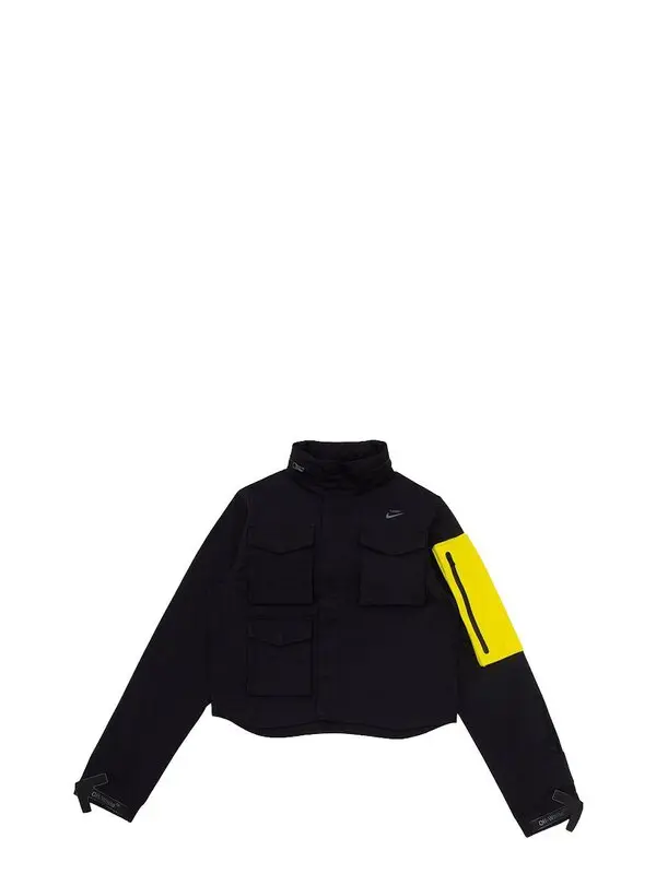 Off-White X Nike Running Jacket - Black/yellow