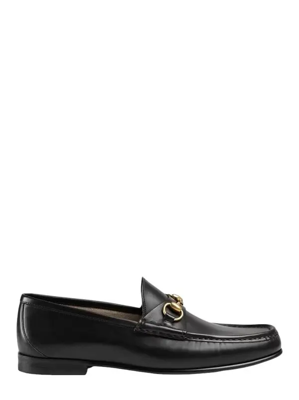 Gucci 1953 Leather Horsebit Loafer - Black/gold