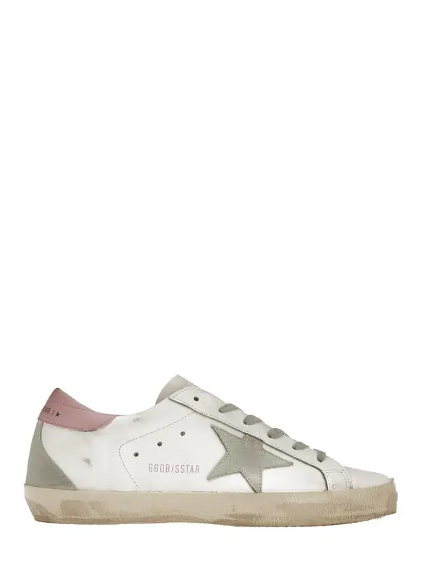 GOLDEN GOOSE Super-star Low-top Sneakers - White/light Pink