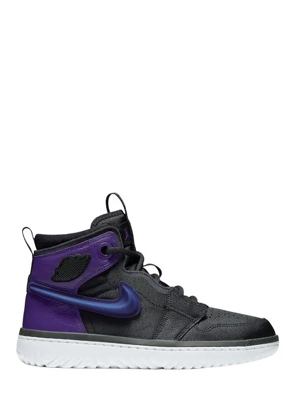 JORDAN 1 High React Sneakers - Black/court Purple