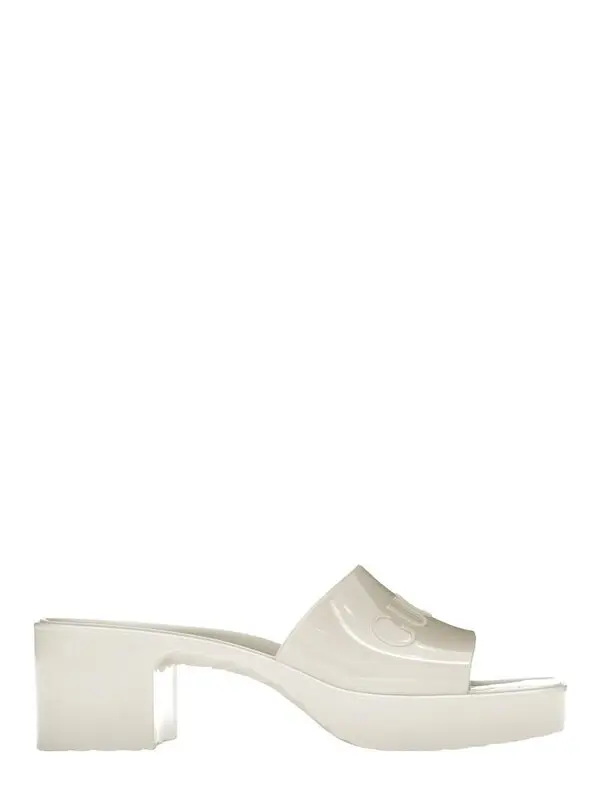 Gucci 60mm Slide Sandal - White