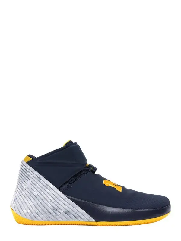JORDAN Why Not Zer0.1 Michigan Sneakers - College Navy Blue/amarillo/white