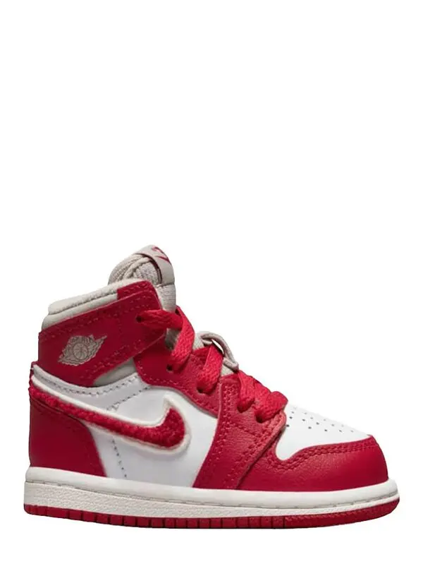 JORDAN 1 Retro High Og Sneakers - Light Iron Ore/varsity Red/sail