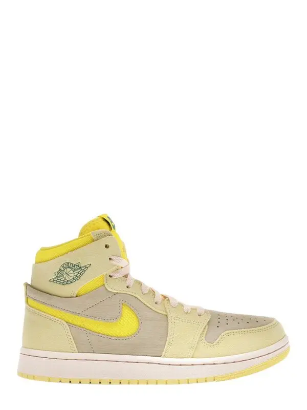 JORDAN 1 High Zoom Air Cmft 2 Sneakers - Citron Tint/dynamic Yellow/muslin