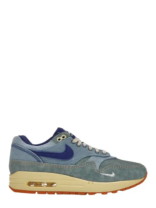 Nike Air Max 1 Prm Mineral Slate Sneakers - Mineral Slate/deep Royal Blue/lemon Wash
