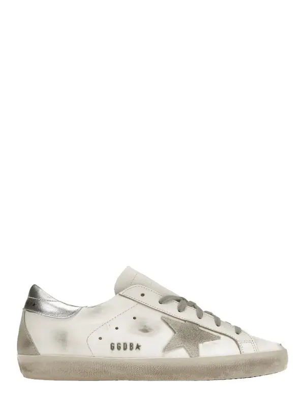 GOLDEN GOOSE Super-star Sneakers - White/ice/silver