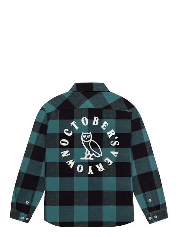 OVO Buffalo Plaid Flannel Shirt - Green