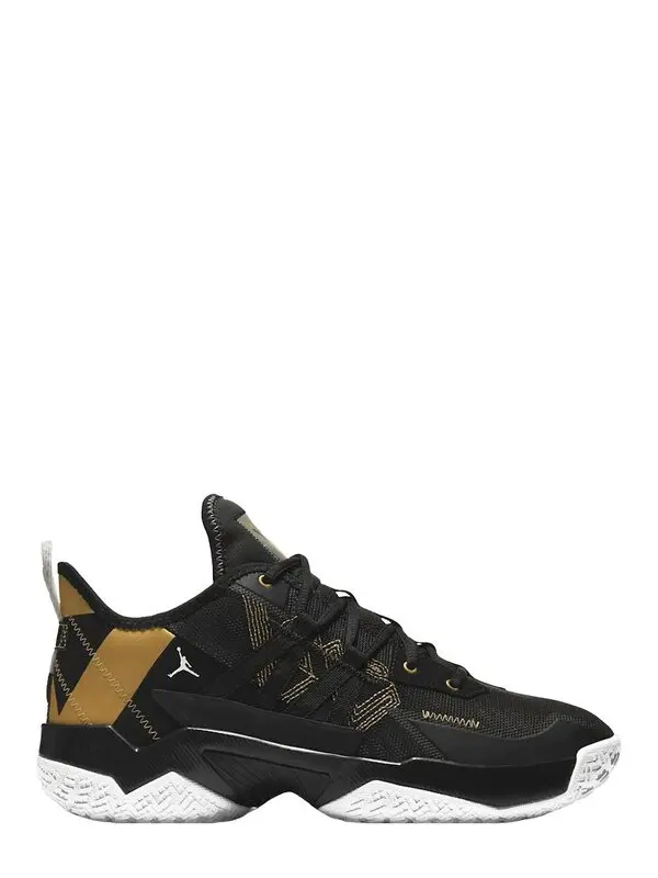 JORDAN Westbrook One Take Ii Sneakers - Black/metallic Gold