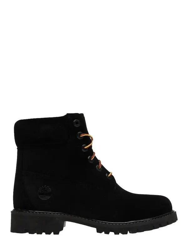 Off-White X Timberland Velvet Boots - Black