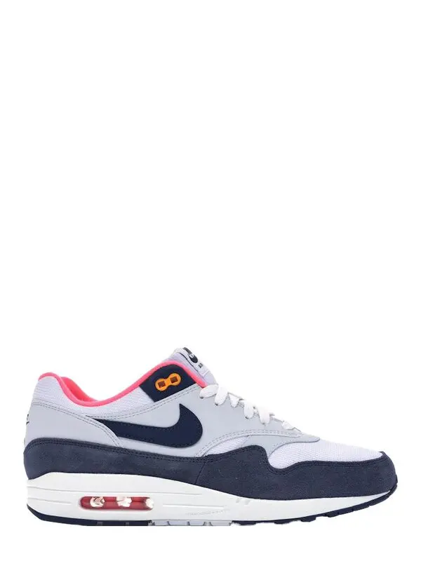 Nike Air Max 1 Sneakers - White/midnight Navy Blue/pure Platinum