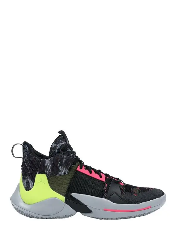 JORDAN Why Not Zer0.2 Don't Care Sneakers - Light Smoke Grey/black/cyber