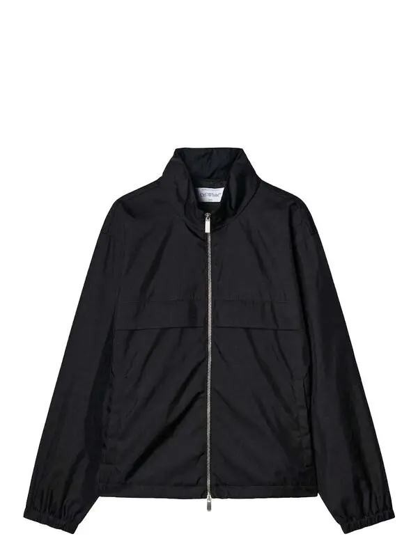 Off-White Zip-fastening Long-sleeve Jacket - Black