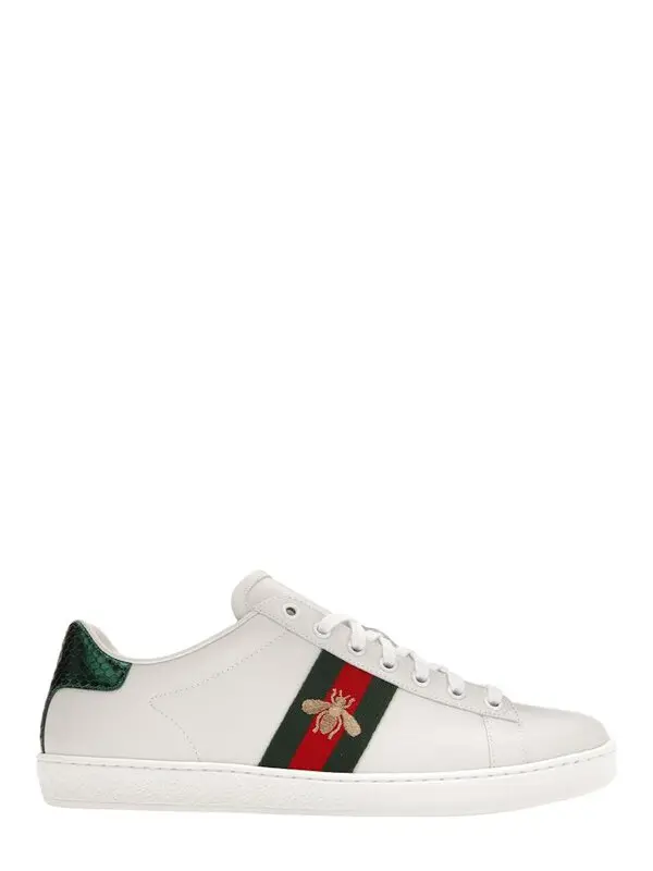 Gucci Ace Bee Sneakers - White
