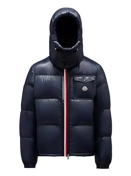 Moncler Montbeliard Short Down Jacket - Navy Blue