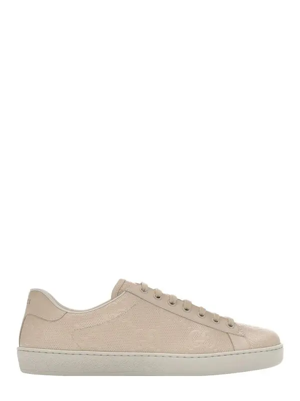 Gucci Ace Embossed Gg Sneakers - Ivory