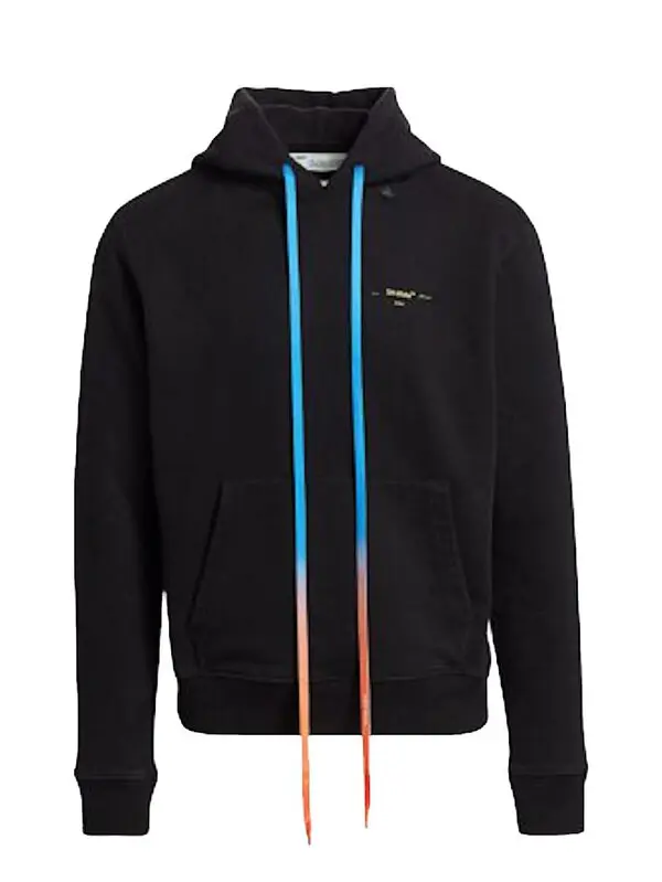 Off-White Acrylic Arrows Hoodie - Black/yellow