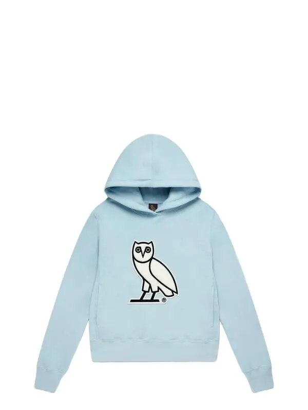 OVO Chenille Hoodie - Sky Blue