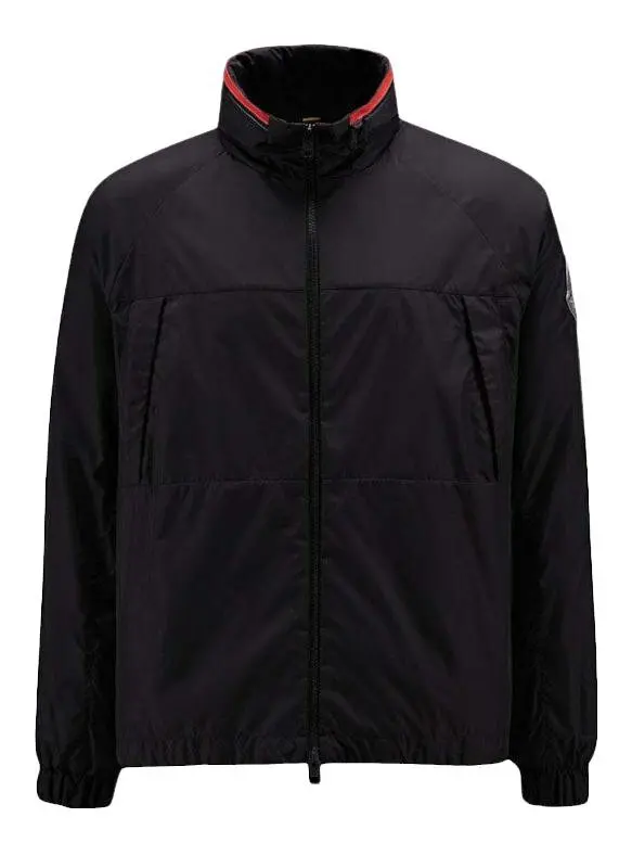 Moncler Sheppey Hooded Rain Jacket - Black