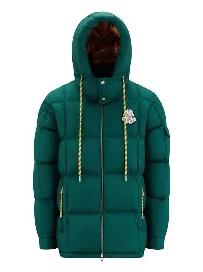 Moncler Mariveles Short Down Jacket - Teal Green