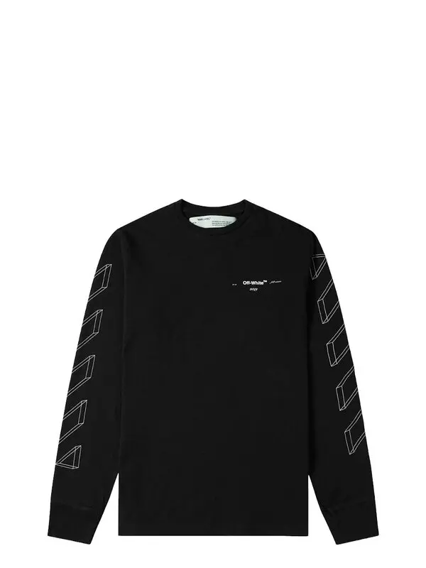 Off-White 3d Marker Diag Sweatshirt - Black/white