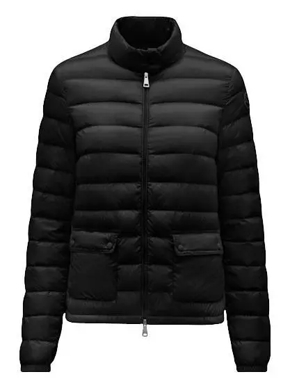 Moncler Lans Short Down Jacket - Black