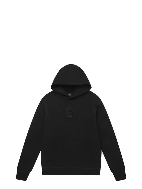 OVO Classic Owl Hoodie - Black Tonal