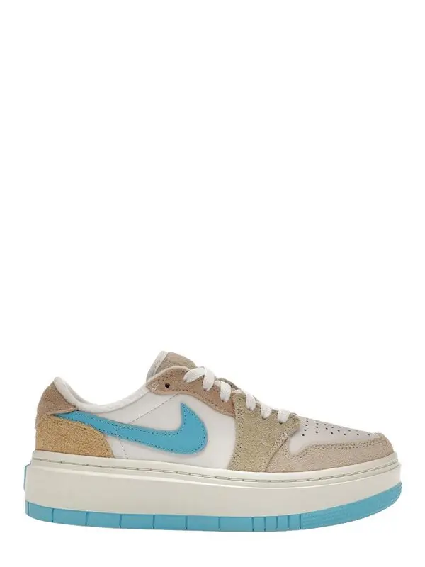 JORDAN 1 Elevate Low Se Salt Lake City Sneakers - White/sanddrift/oil Green