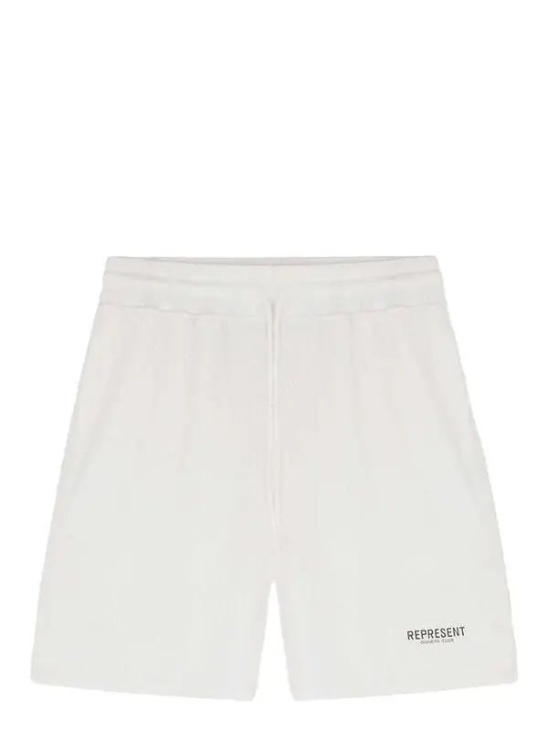 REPRESENT Owners Club Mesh Shorts - Flat White