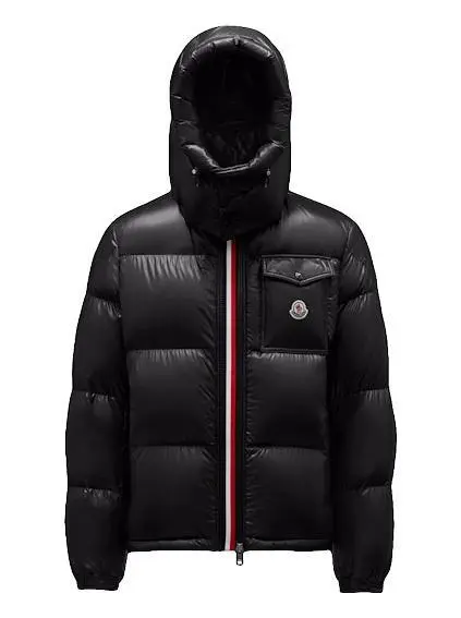 Moncler Montbeliard Short Down Jacket - Black