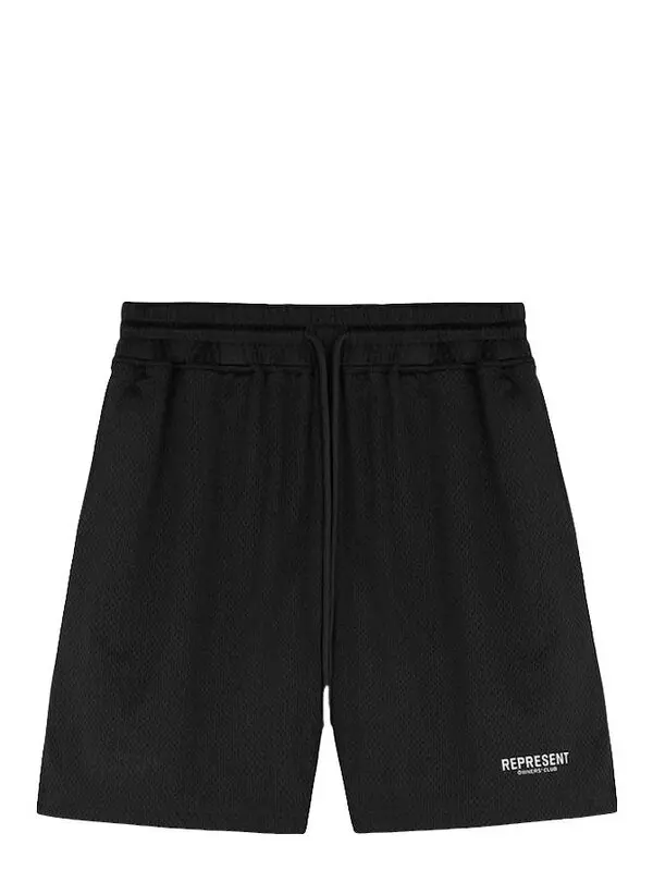 REPRESENT Owners Club Mesh Shorts - Black