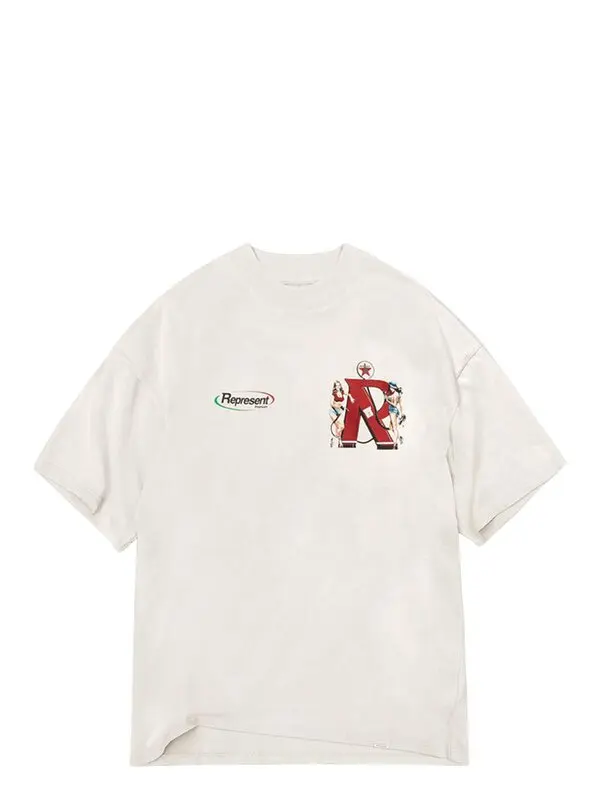 REPRESENT Premium T-shirt - Flat White