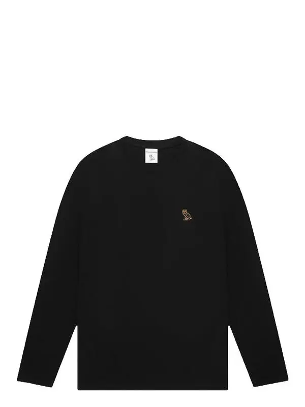 OVO Essentials Longsleeve T-shirt - Black