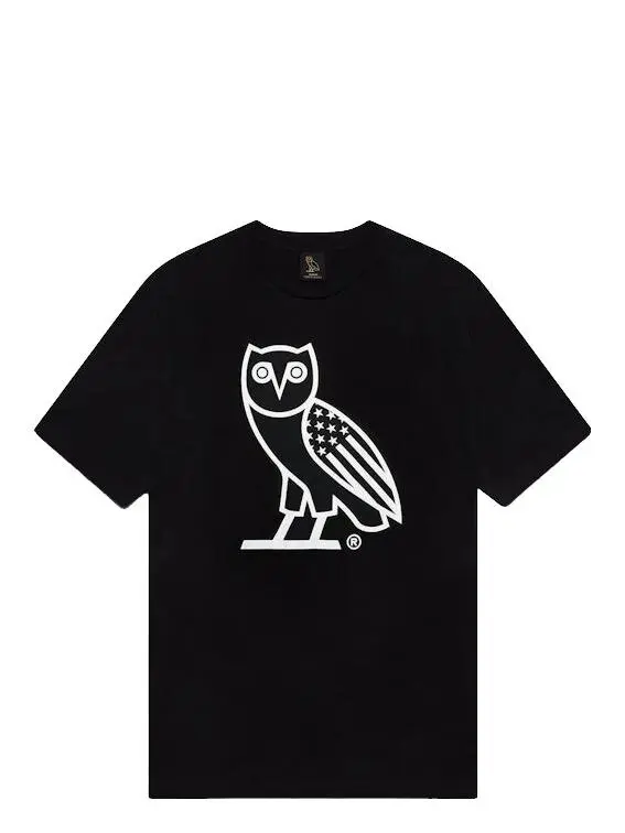 OVO Usa Og Owl Chicago Exclusive T-shirt - Black