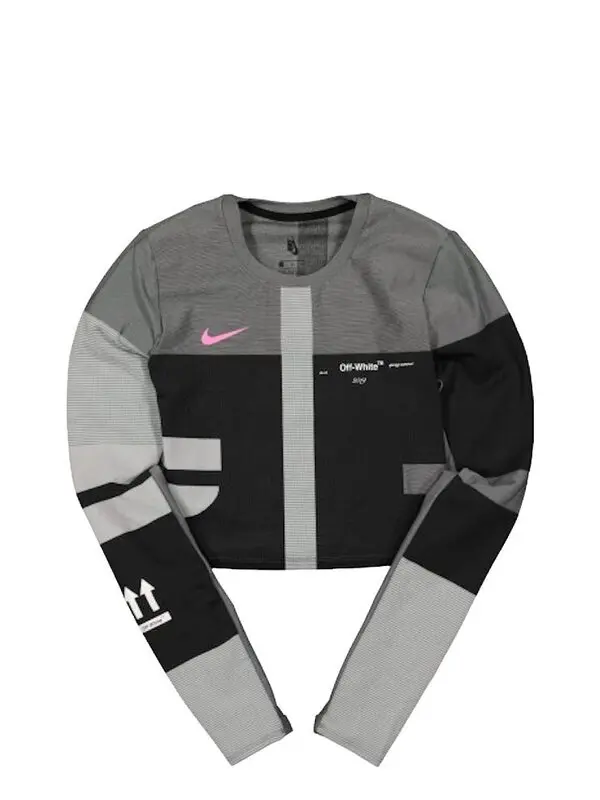 Off-White X Nike Easy Run Top - Vast Grey