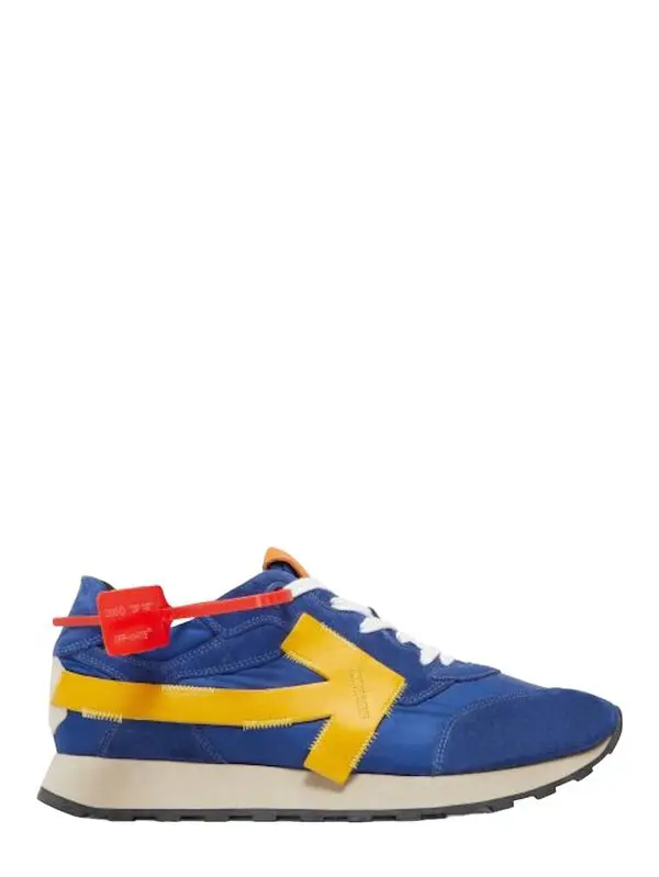 Off-White Arrow Running Sneakers - Blue/yellow