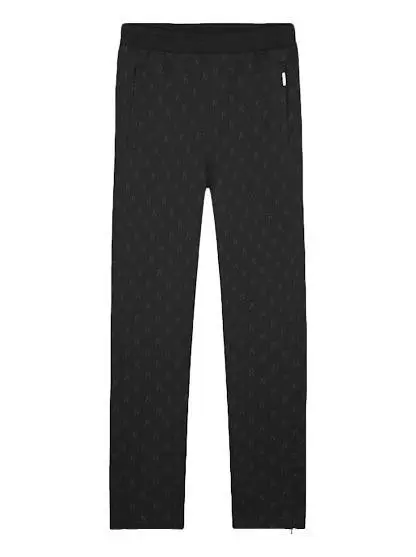REPRESENT Intarsia Initial Sweatpants - Off Black