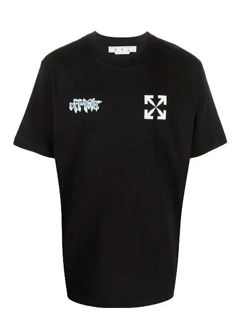 Off-White 90's Liquid Slim T-shirt - Black