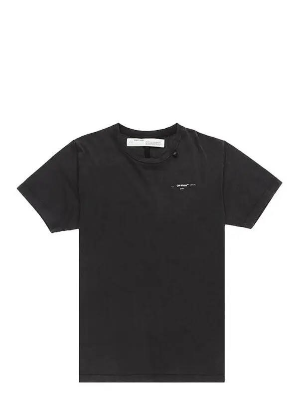 Off-White Off Off Abstract Arrows Embroidered Tshirtin - Black/white