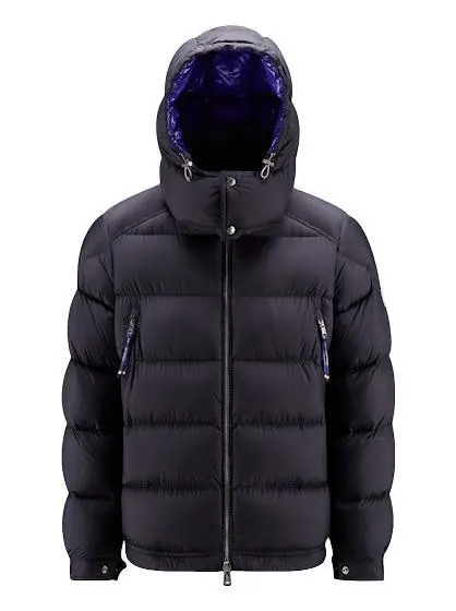 Moncler Poirier Short Down Jacket - Navy Blue