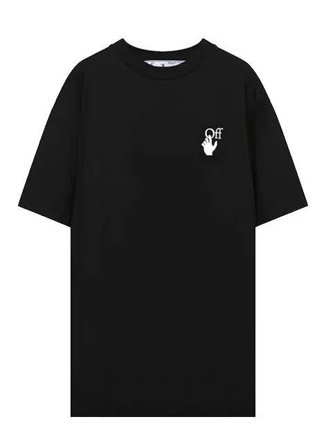 Off-White Oversized Arrows Marker Print T-shirt - Black